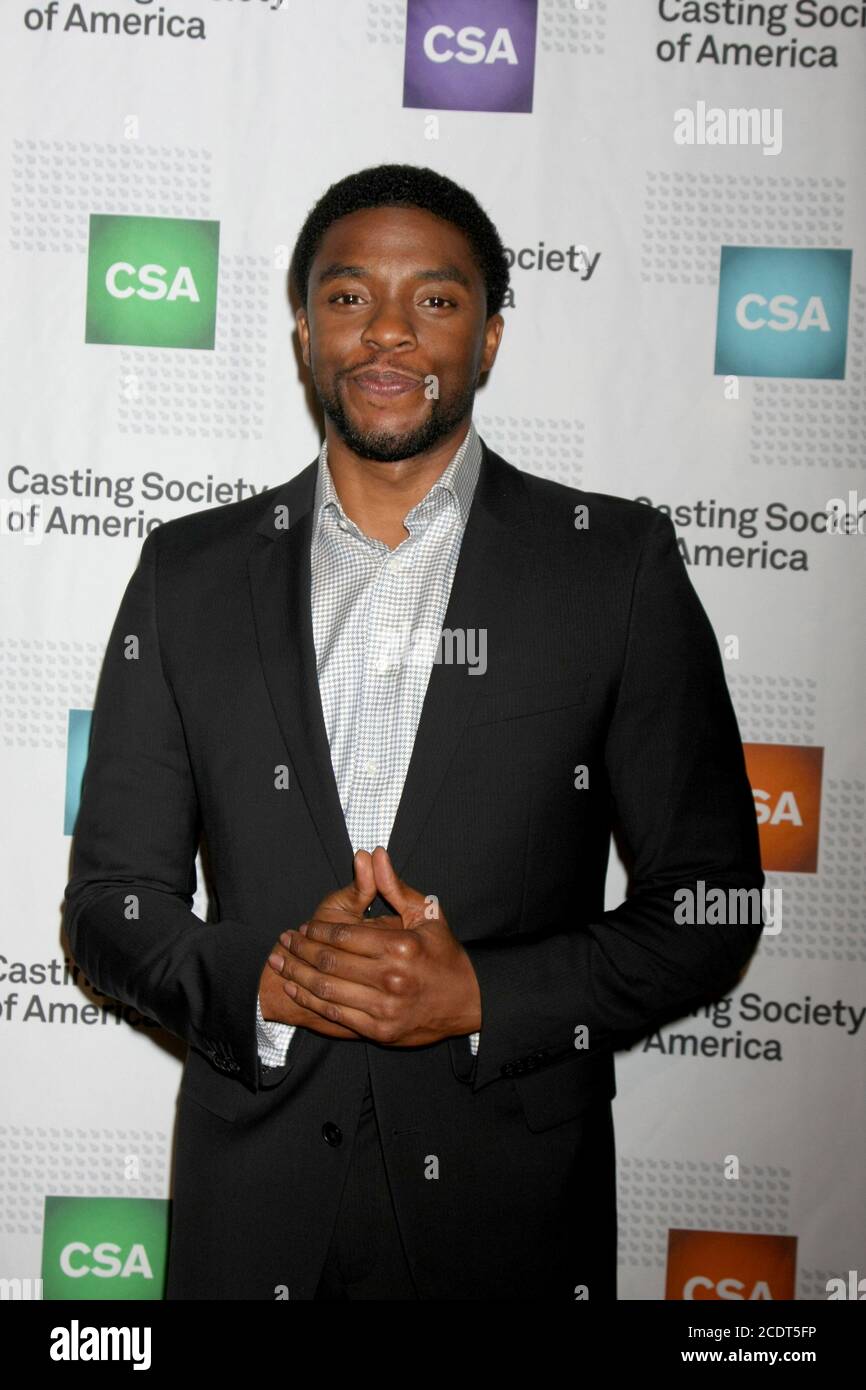 LOS ANGELES - JAN 22: Chadwick Boseman at the American Casting Society ...
