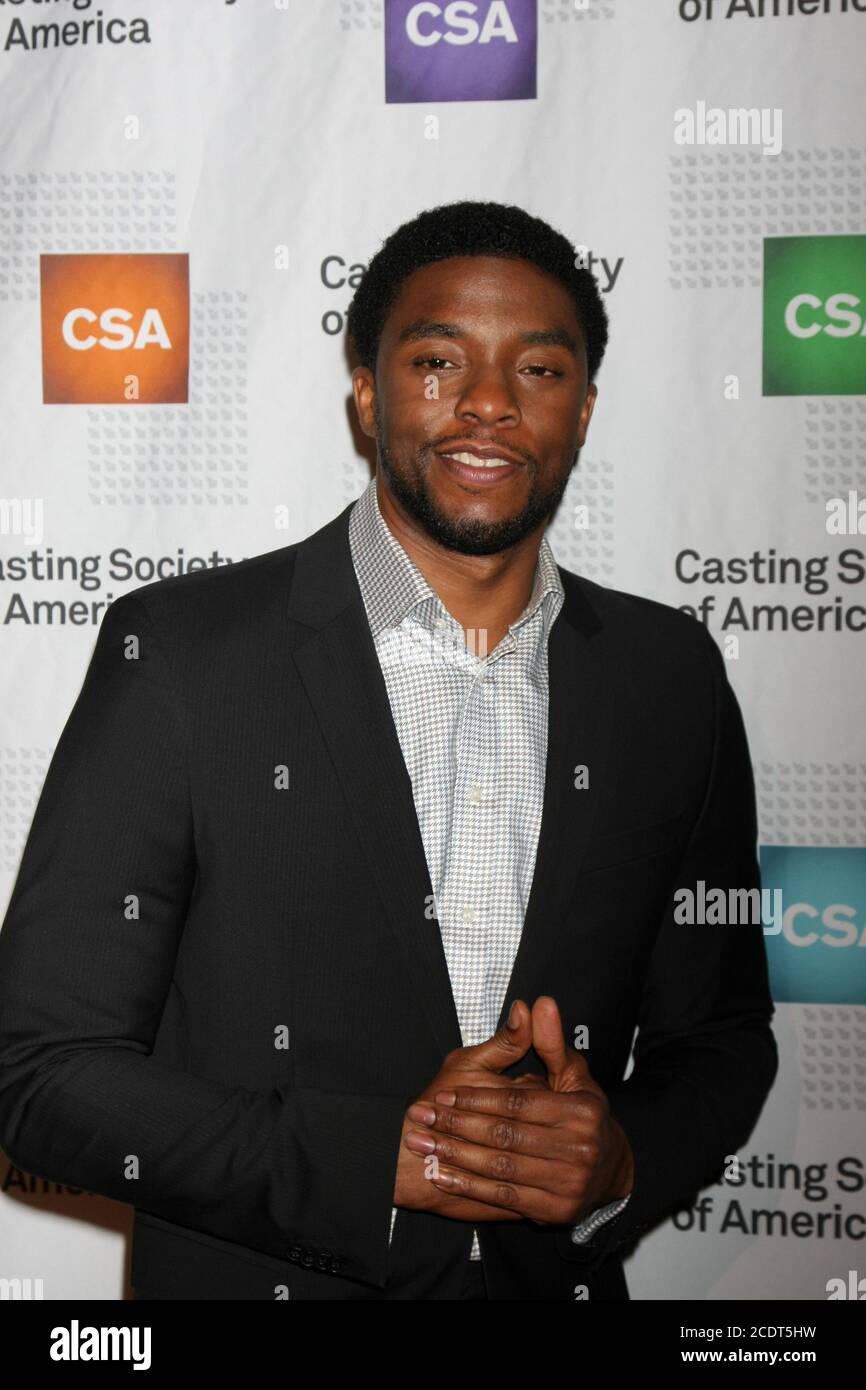 LOS ANGELES - JAN 22: Chadwick Boseman at the American Casting Society ...