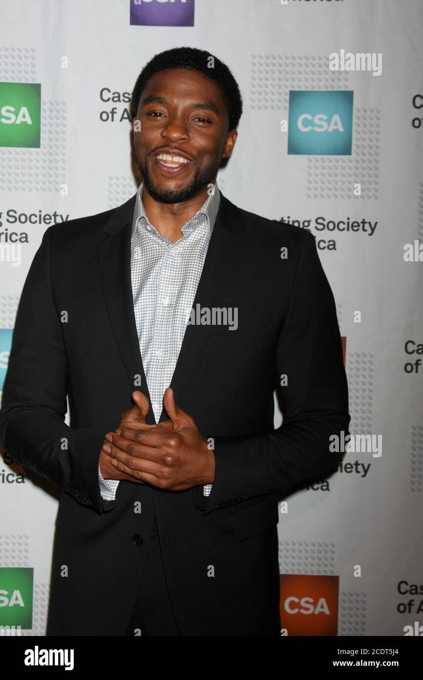 LOS ANGELES - JAN 22: Chadwick Boseman at the American Casting Society ...
