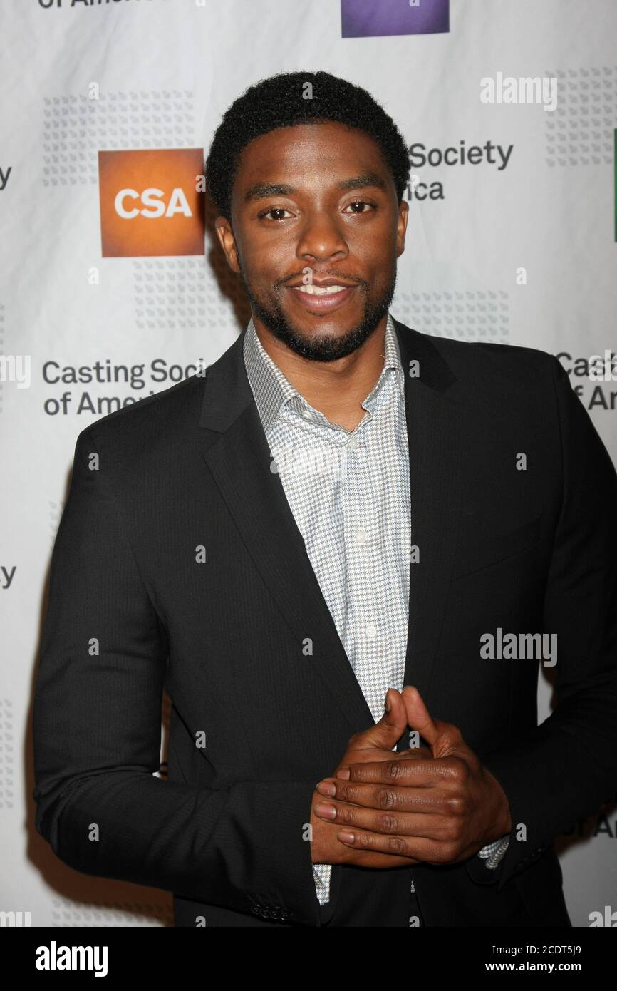 LOS ANGELES - JAN 22: Chadwick Boseman at the American Casting Society ...