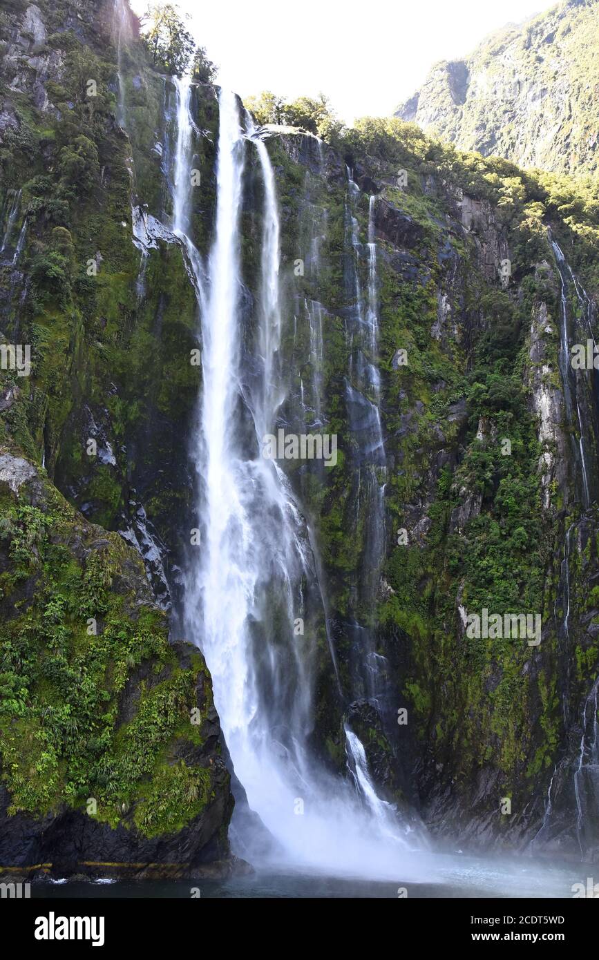 Stirling falls milford sound hi-res stock photography and images - Alamy