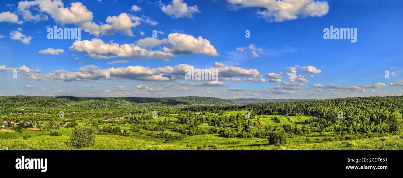 Summer landscape from top hi-res stock photography and images - Alamy