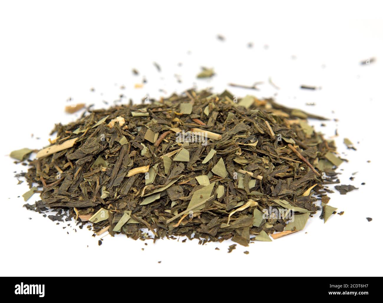 Bamboo tea isolated against a white background Stock Photo - Alamy