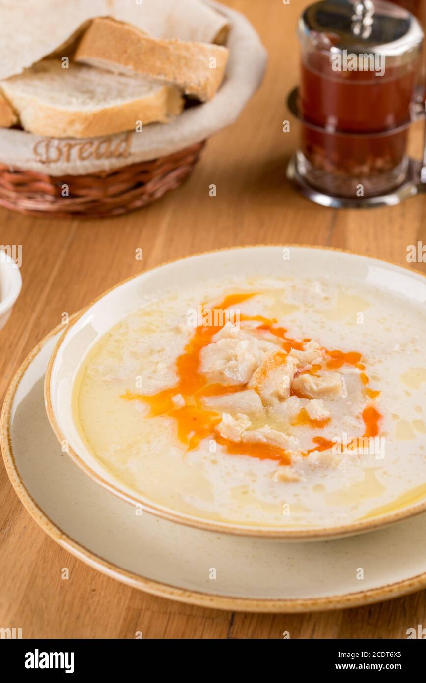 Turkish Traditional Tripe Soup / iskembe corbasi Stock Photo - Alamy