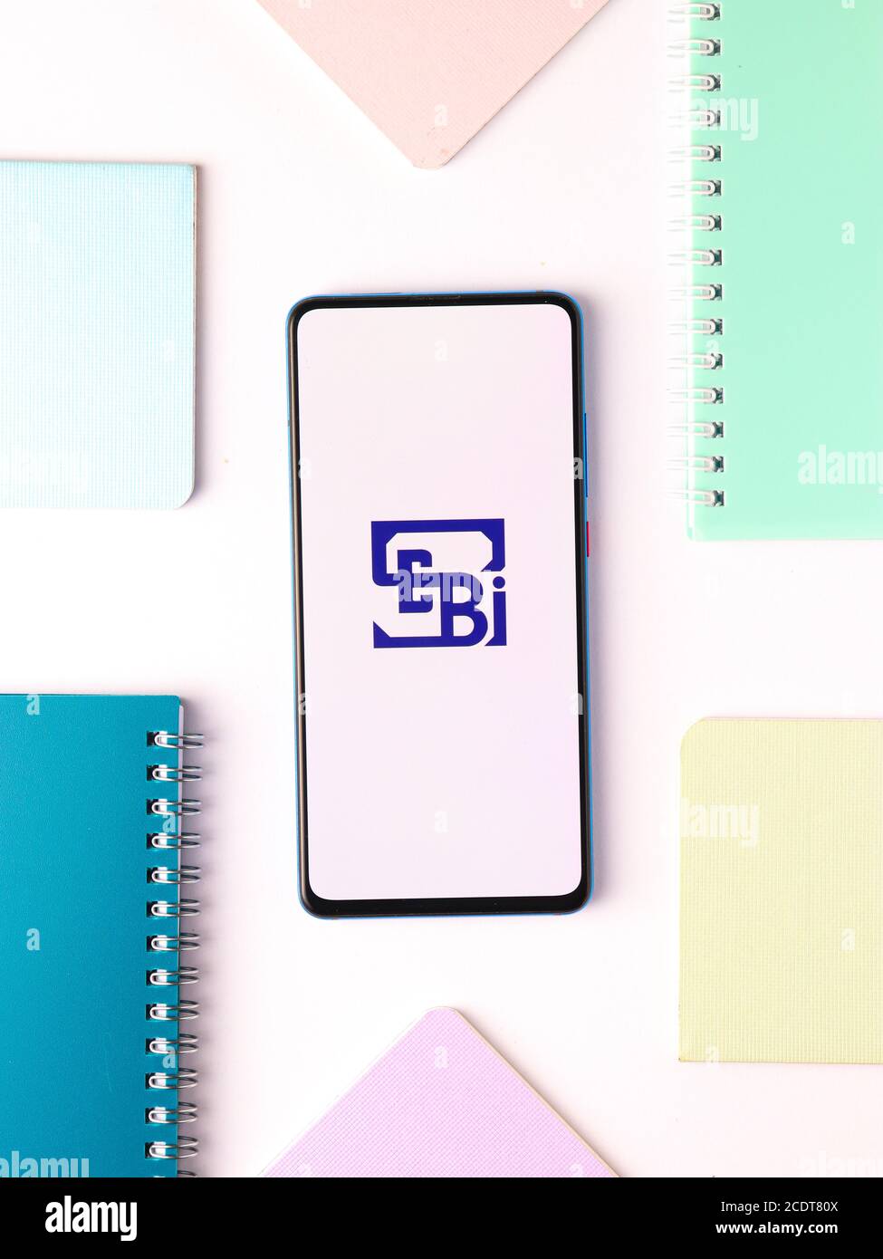 Assam, india - August 27, 2020 : SEBI logo on phone screen stock image ...