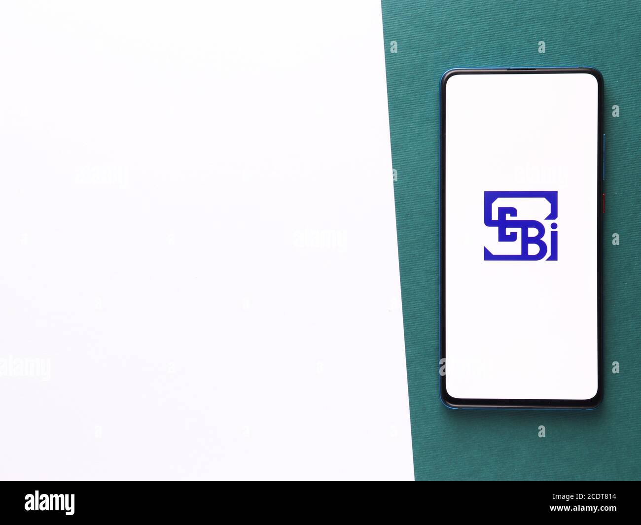 Assam, india - August 27, 2020 : SEBI logo on phone screen stock image ...
