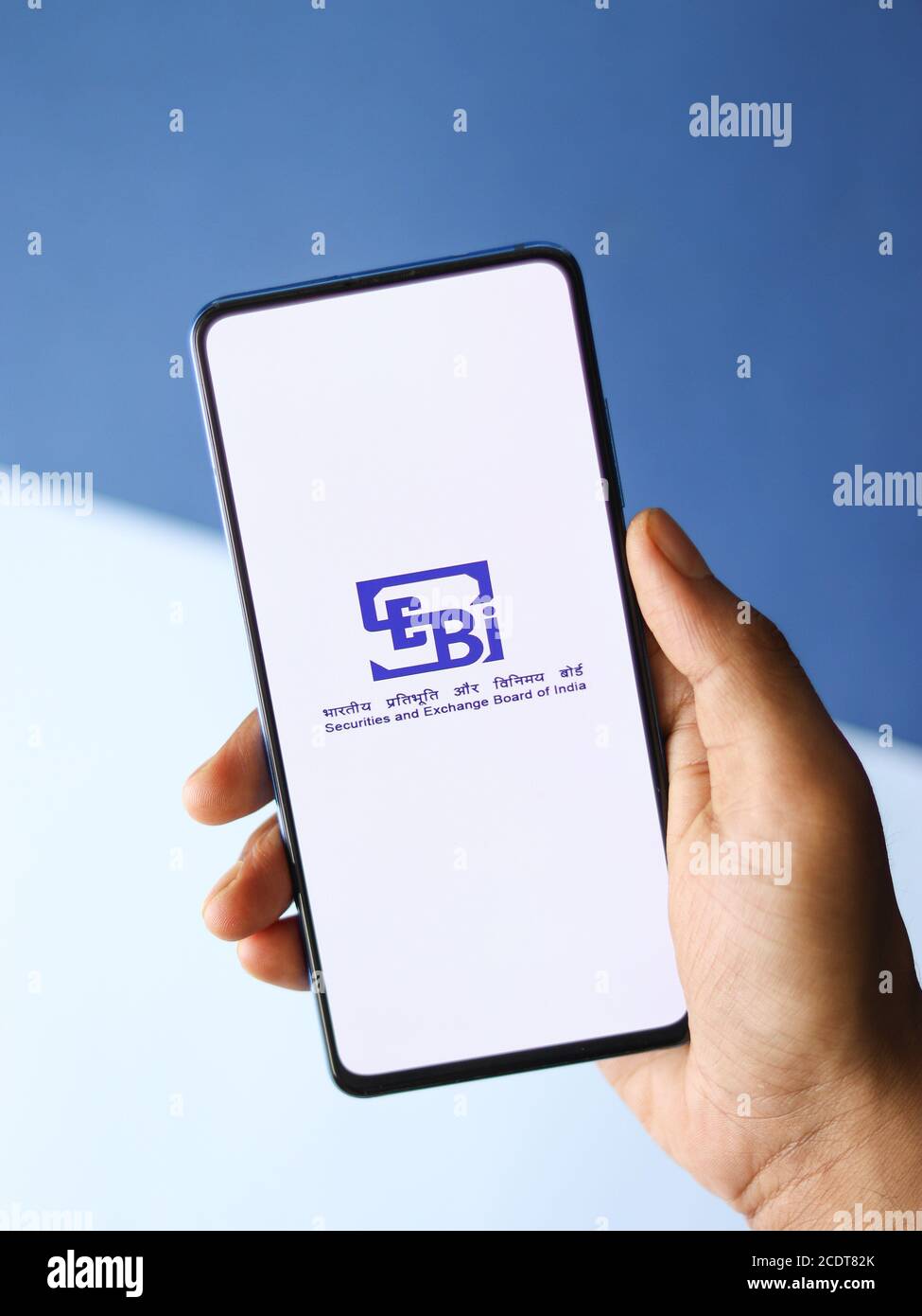 Assam, india - August 27, 2020 : SEBI logo on phone screen stock image ...