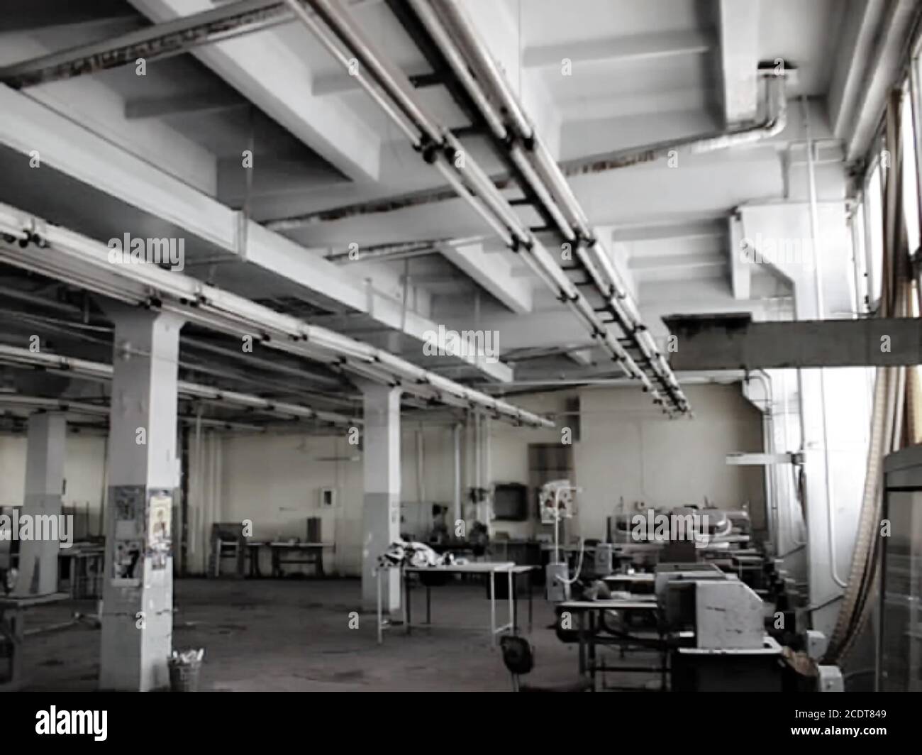 Interior Old Factory Stock Photo - Alamy