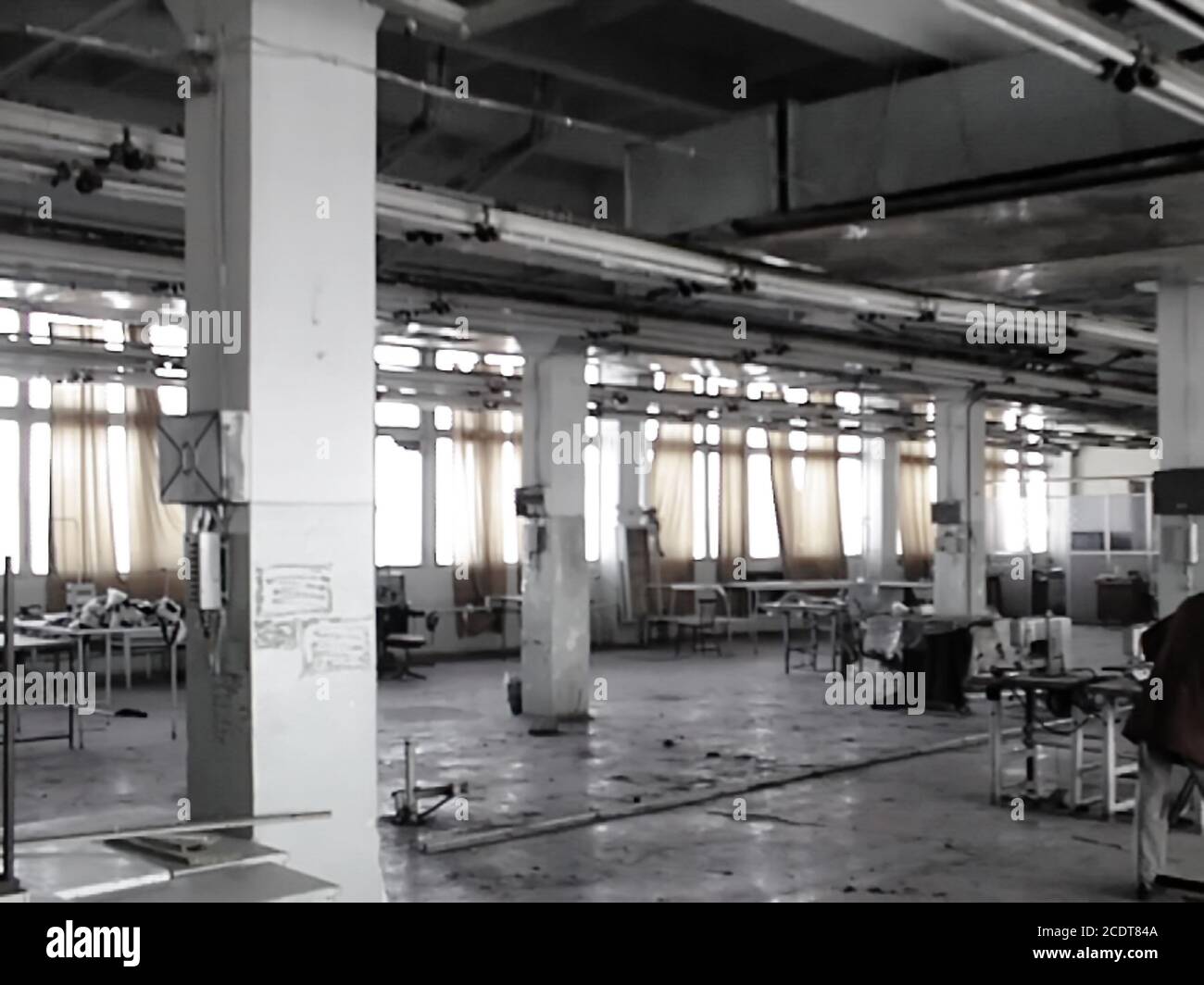 Interior Old Factory Stock Photo - Alamy