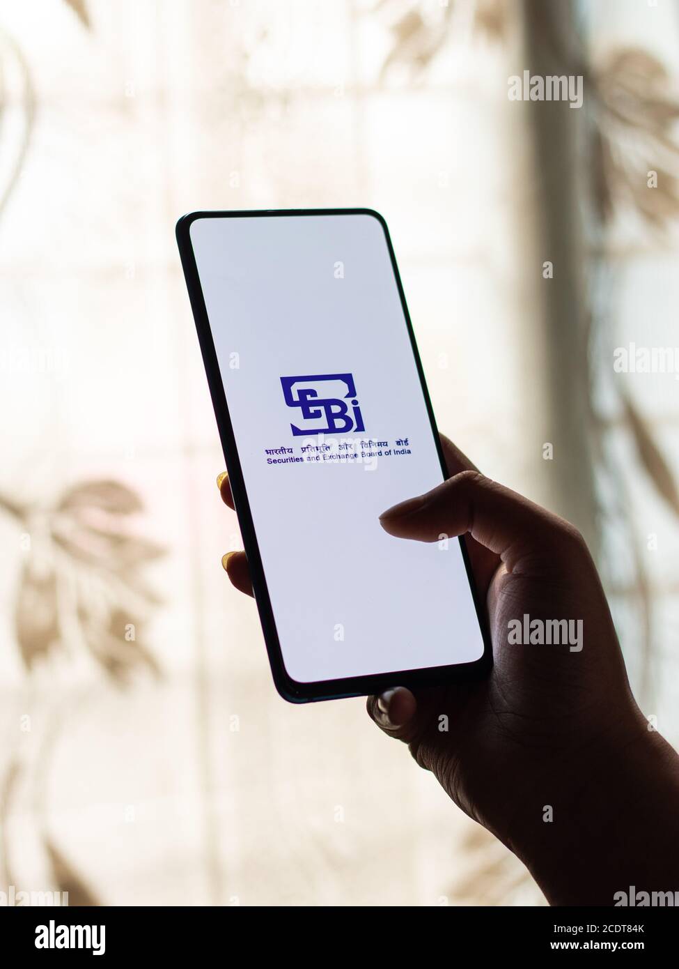 Assam, india - August 27, 2020 : SEBI logo on phone screen stock image ...