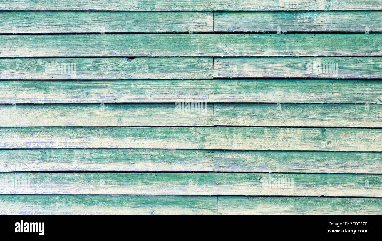Natural texture of natural green wood. Green wooden background. The ...