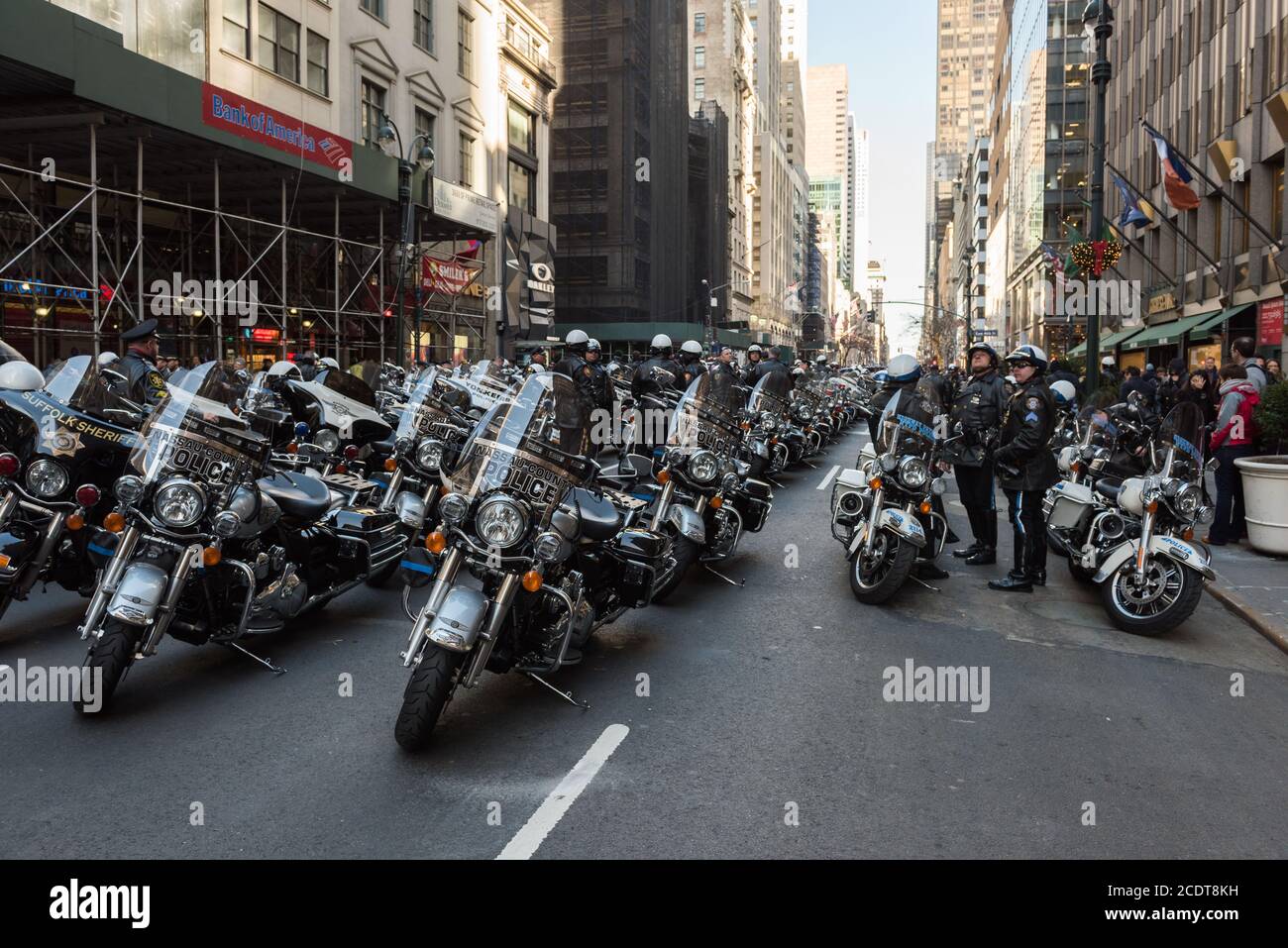 NYC, USA - Jan 13, 2017: NYPD Hero Detective Steven McDonald Funeral ...