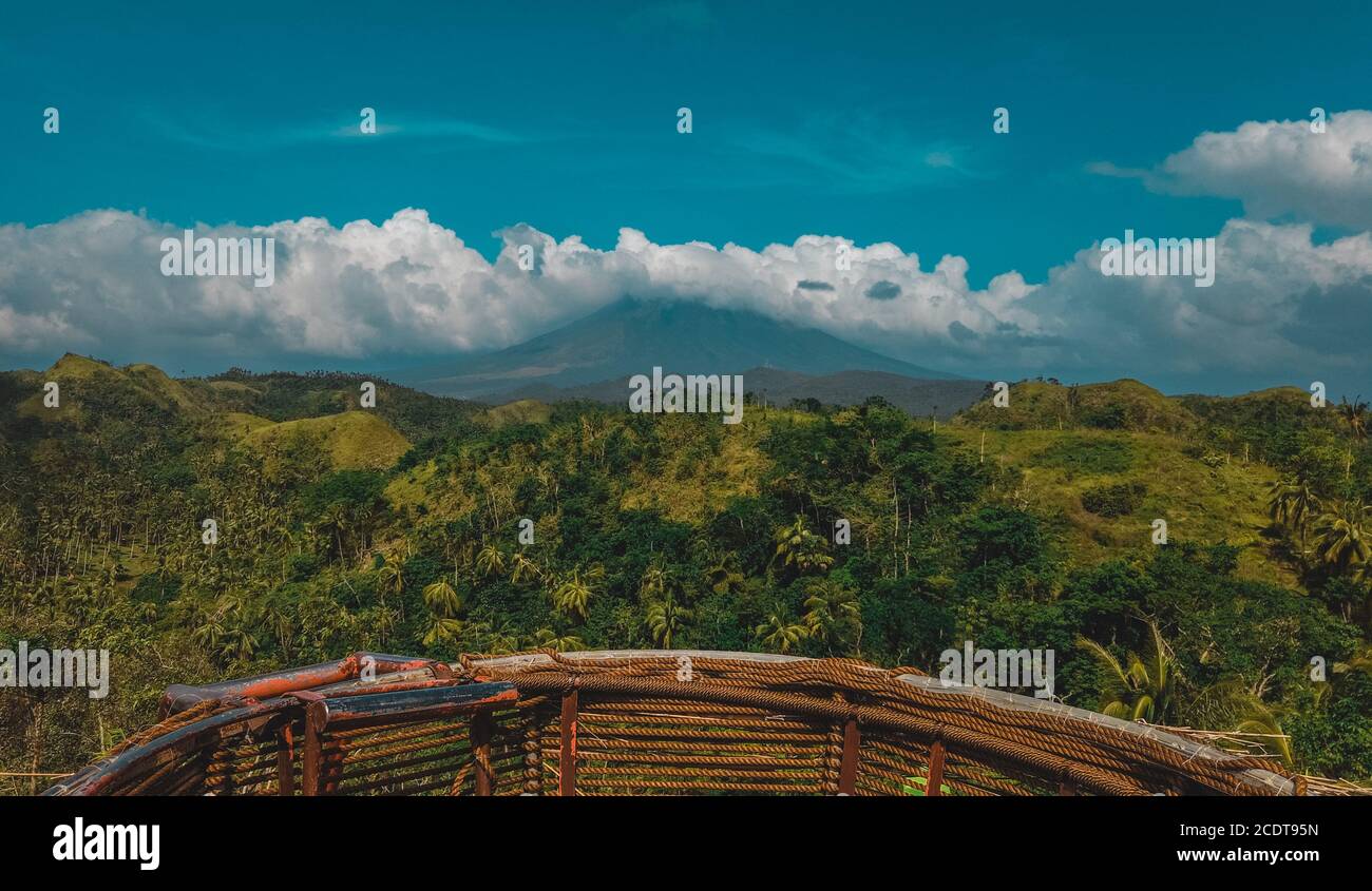 Mayon volcano natural park hi-res stock photography and images - Alamy