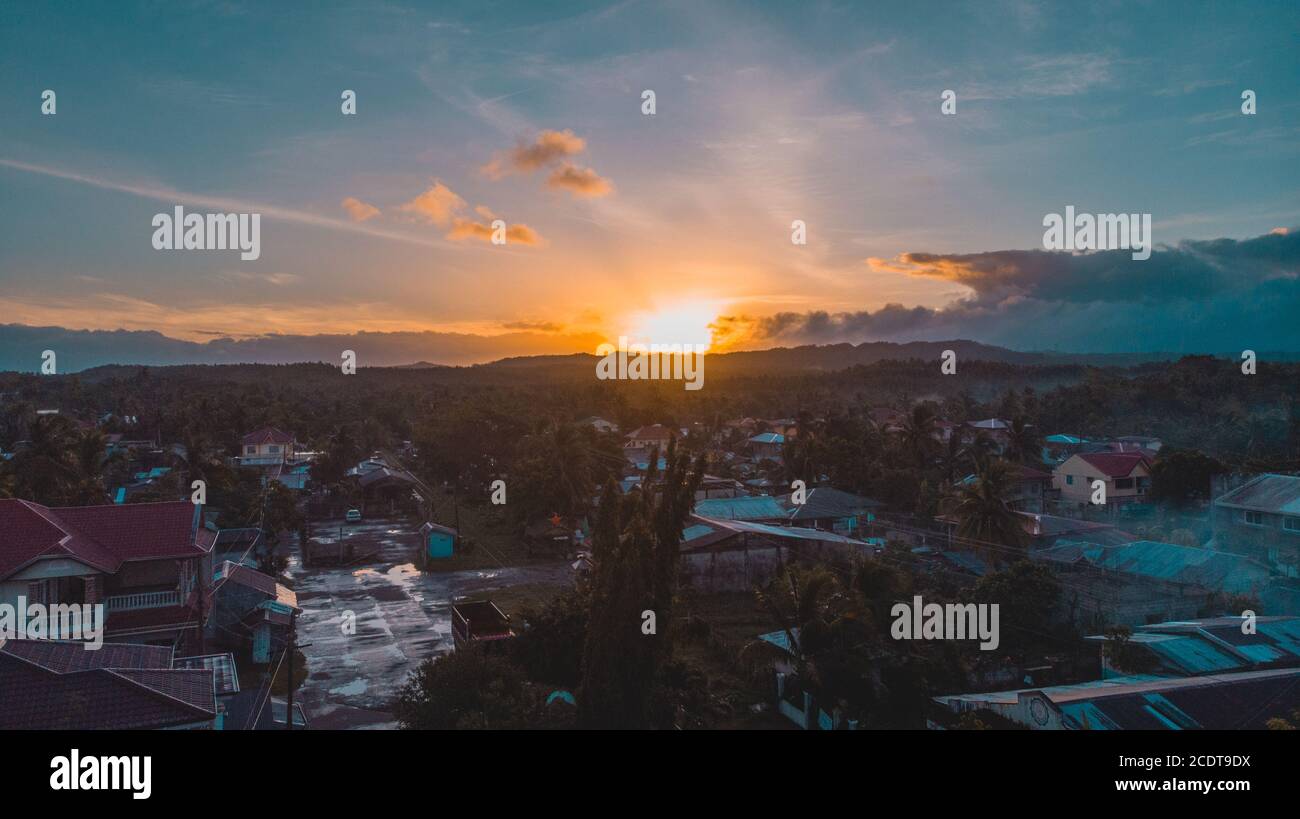 Aerial photography sunrise hi-res stock photography and images - Alamy