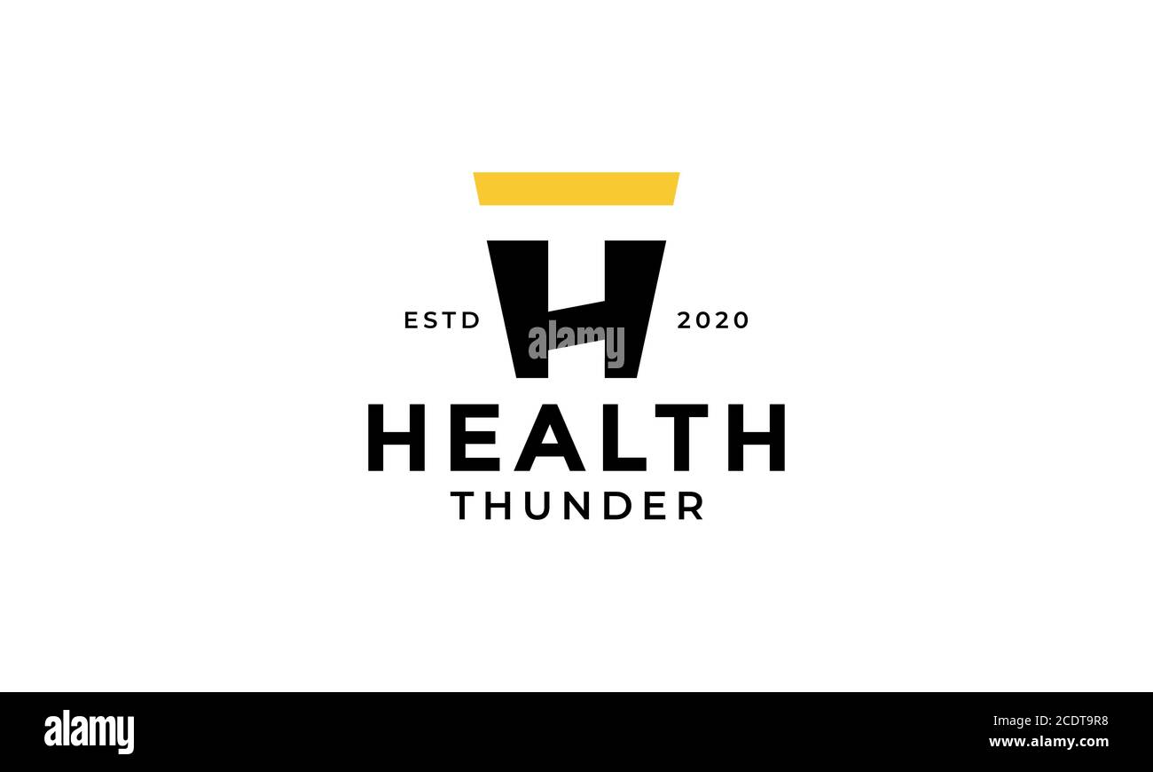 Ht minimal logo design Cut Out Stock Images & Pictures - Alamy