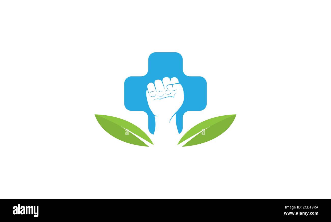 hands clenched on medical logo design Stock Vector Image & Art - Alamy