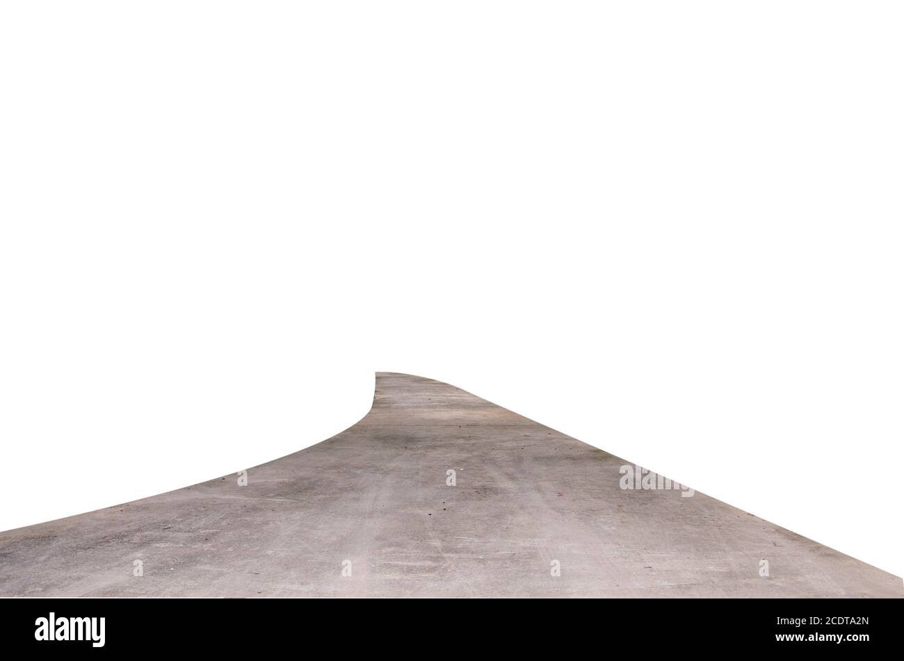 Road on a white background Stock Photo - Alamy