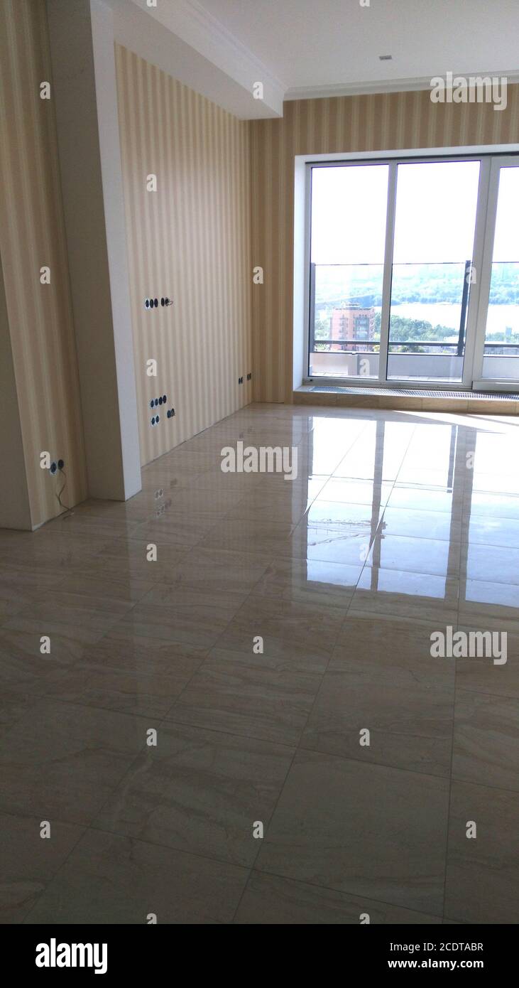 Finishing the room with a window Stock Photo - Alamy