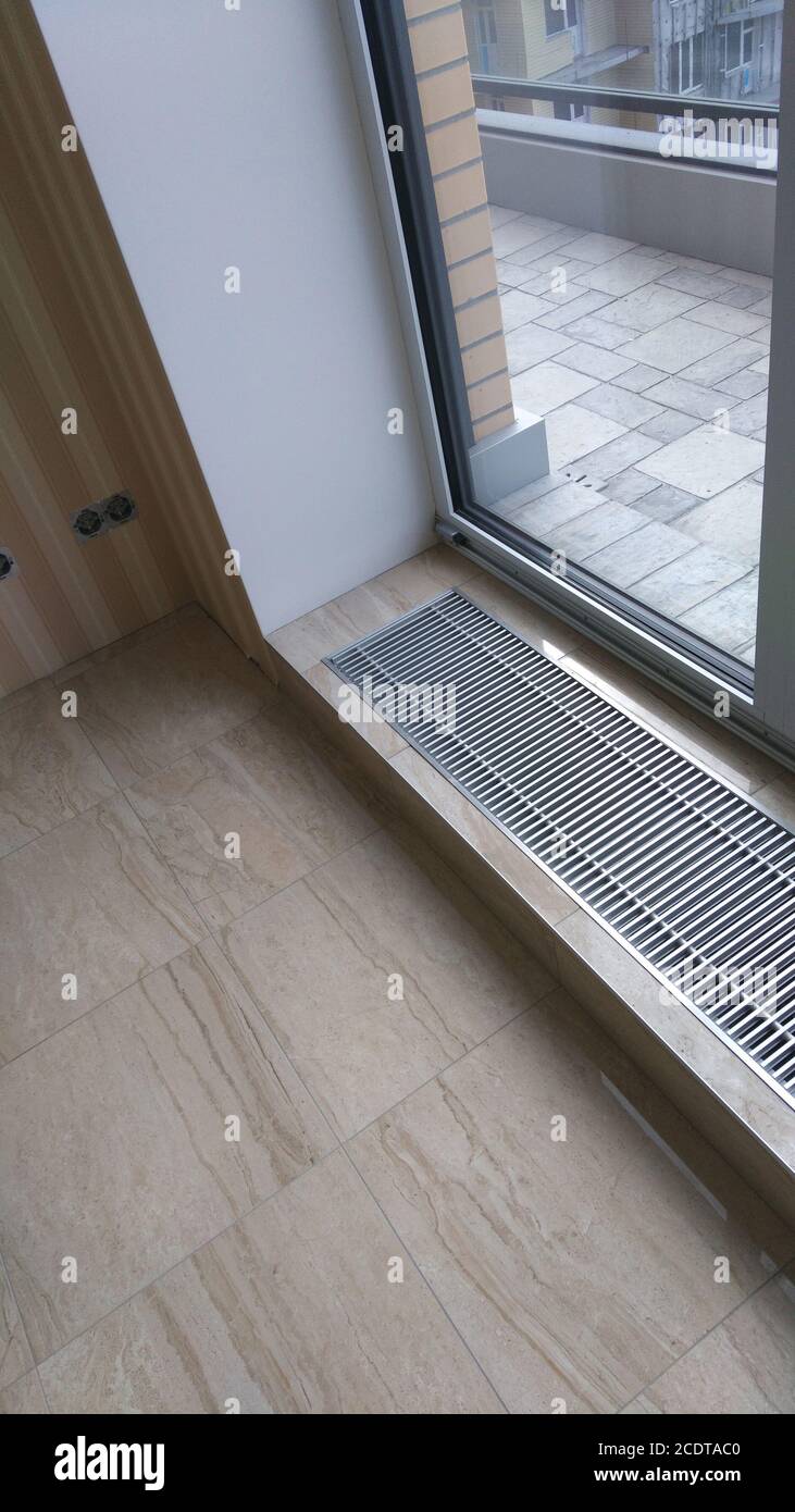 Finishing the room with a window Stock Photo - Alamy