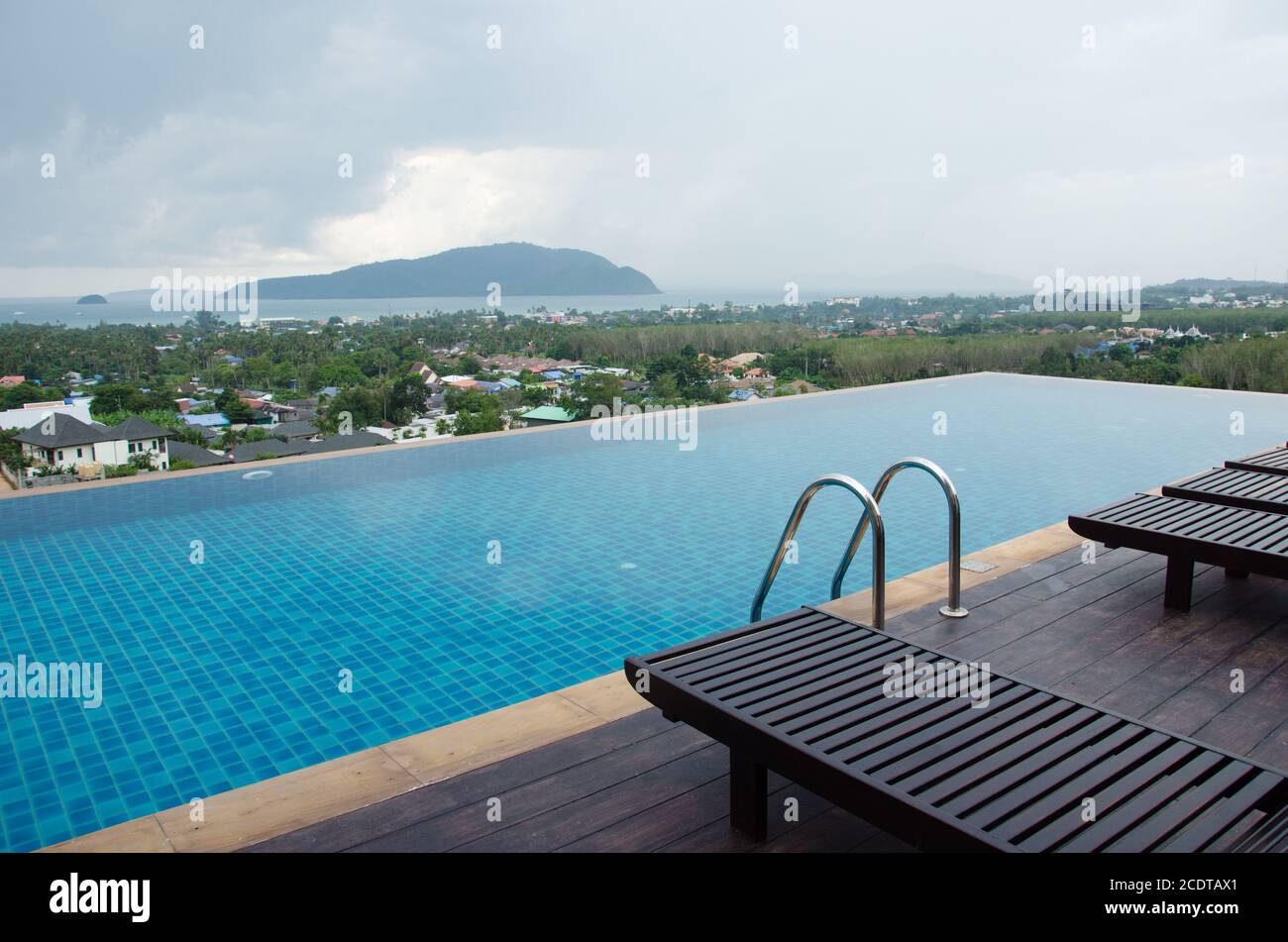 Pool sea view hi-res stock photography and images - Alamy