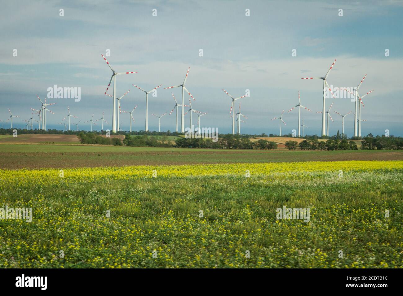 Wind power station hungary hi-res stock photography and images - Alamy