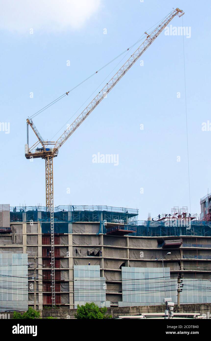 Building construction crane hi-res stock photography and images - Alamy