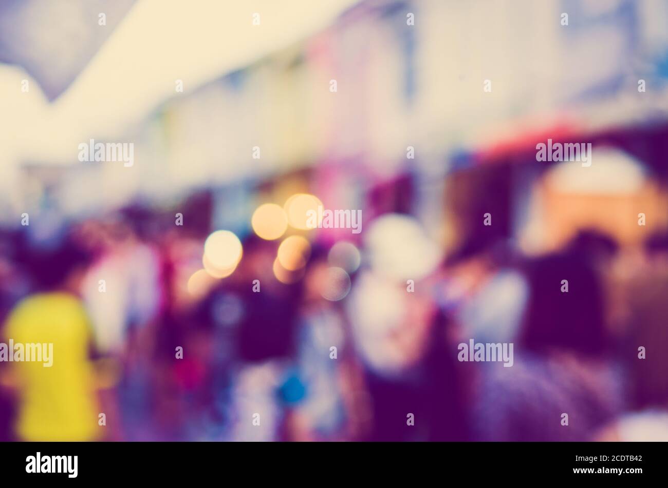 Blur market street Stock Photo - Alamy