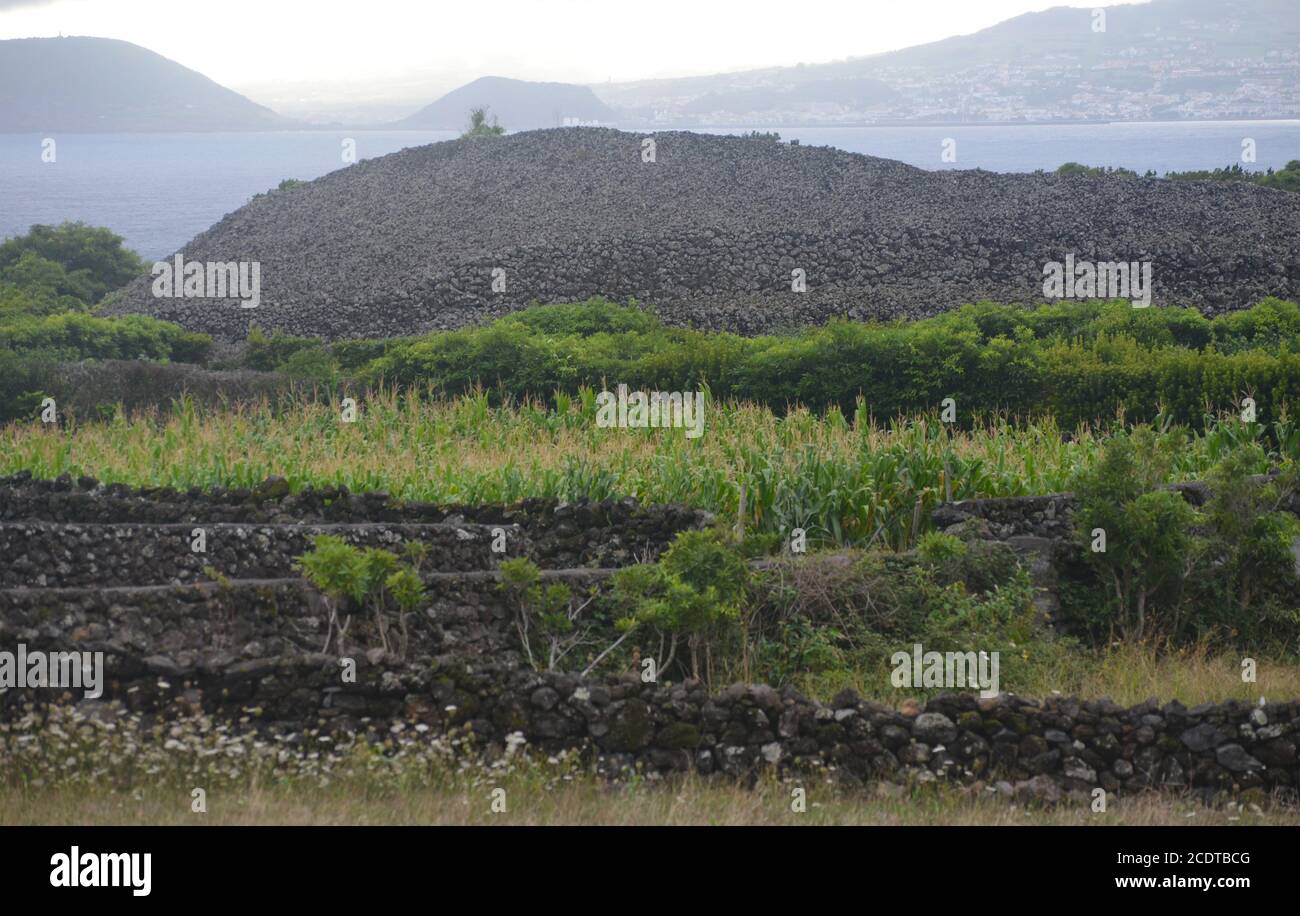 Maroiços, also known as the “Azores pyramids”, a unique kind of ...