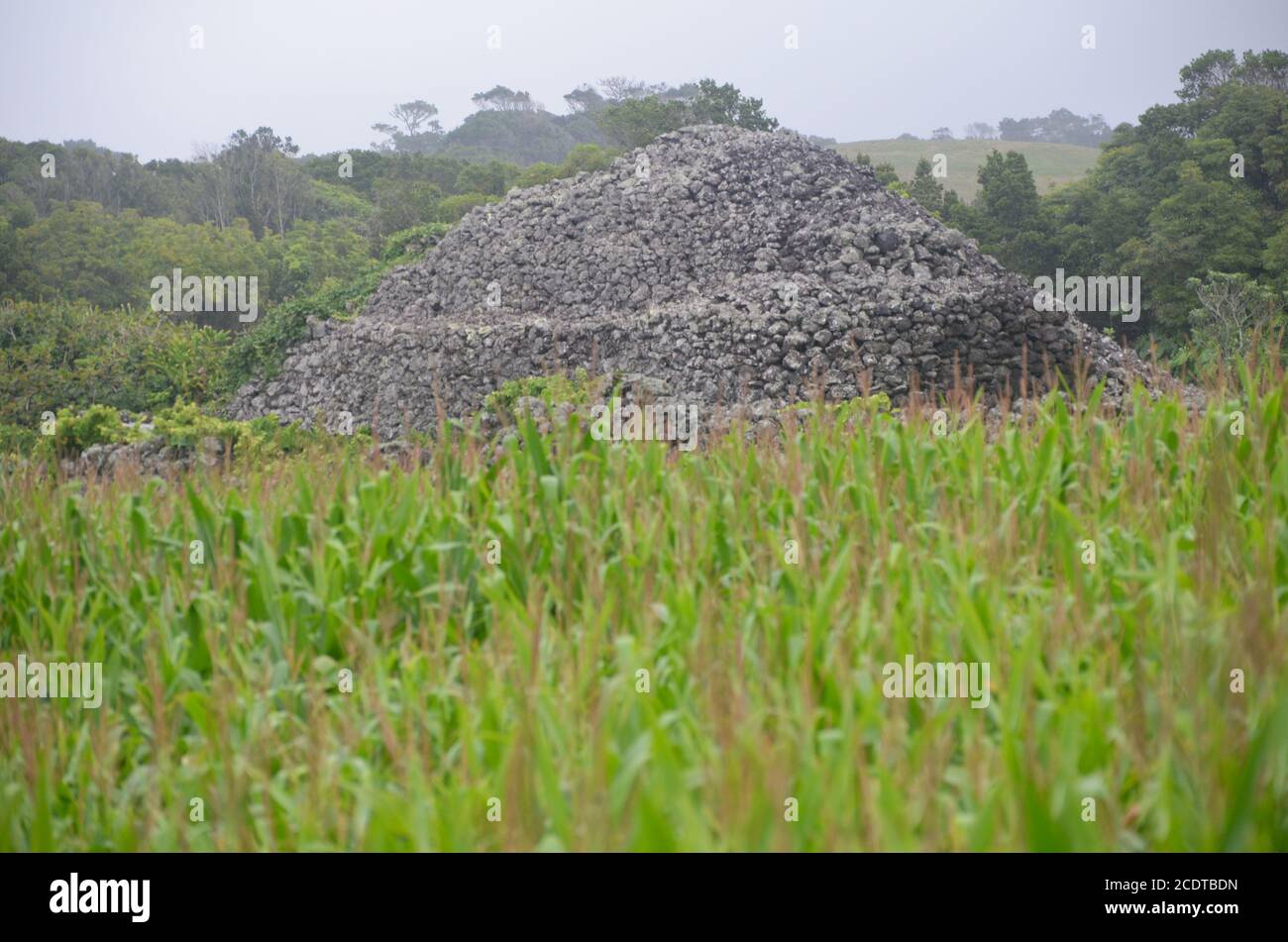 Maroiços, also known as the “Azores pyramids”, a unique kind of ...