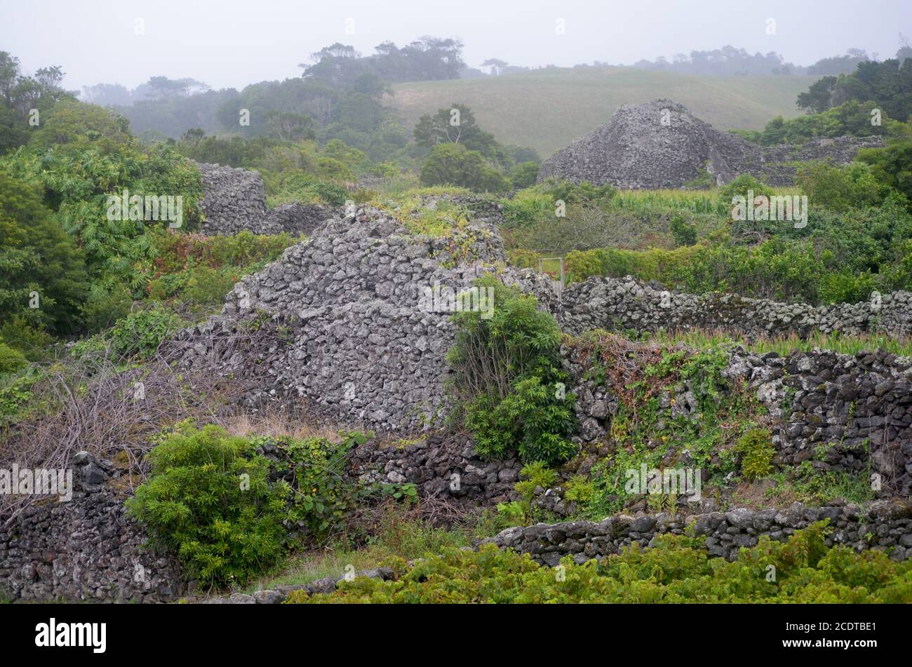 Maroiços, also known as the “Azores pyramids”, a unique kind of ...