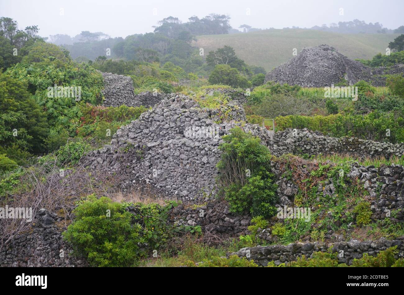 Maroiços, also known as the “Azores pyramids”, a unique kind of ...