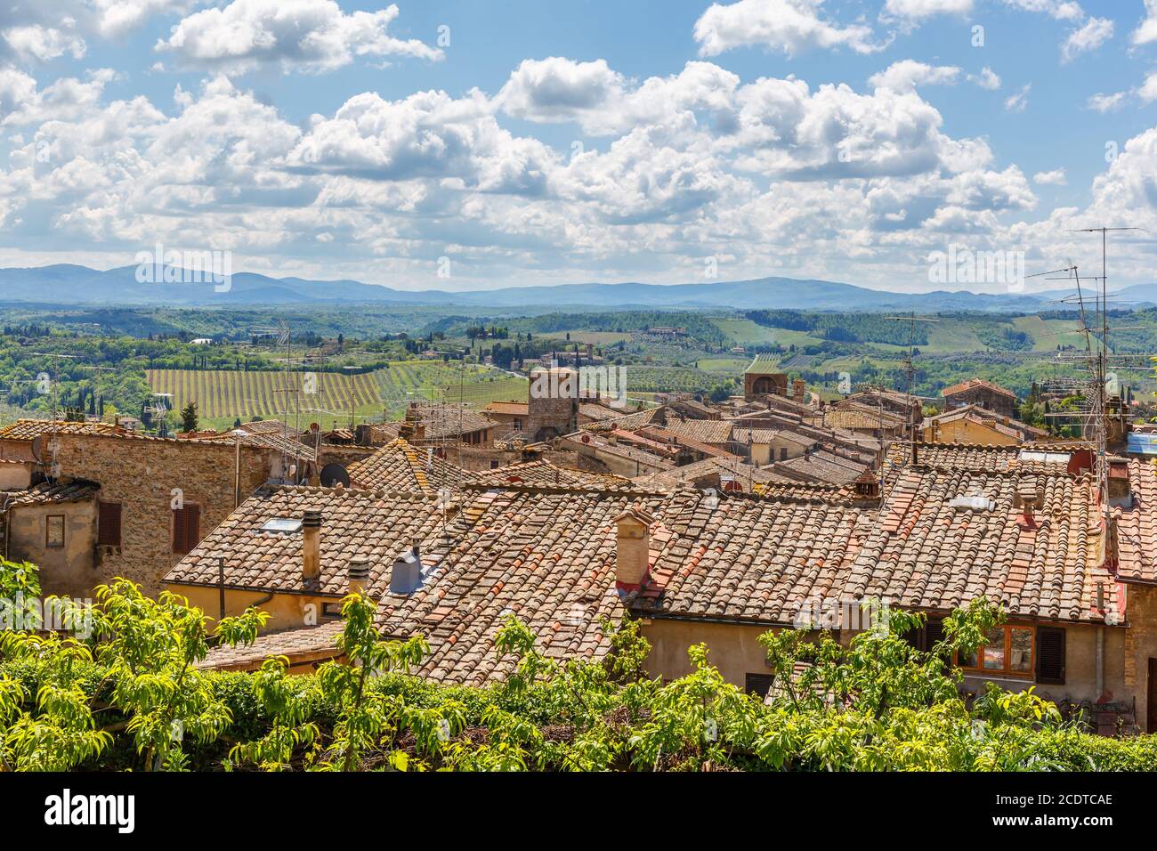 Italian rooftop rooftops hi-res stock photography and images - Alamy