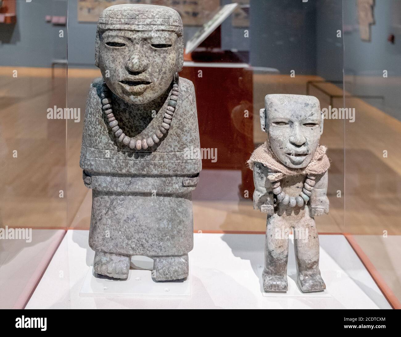 Standing Figure in greenstone from 200-250 from the Zona de Monumentos ...