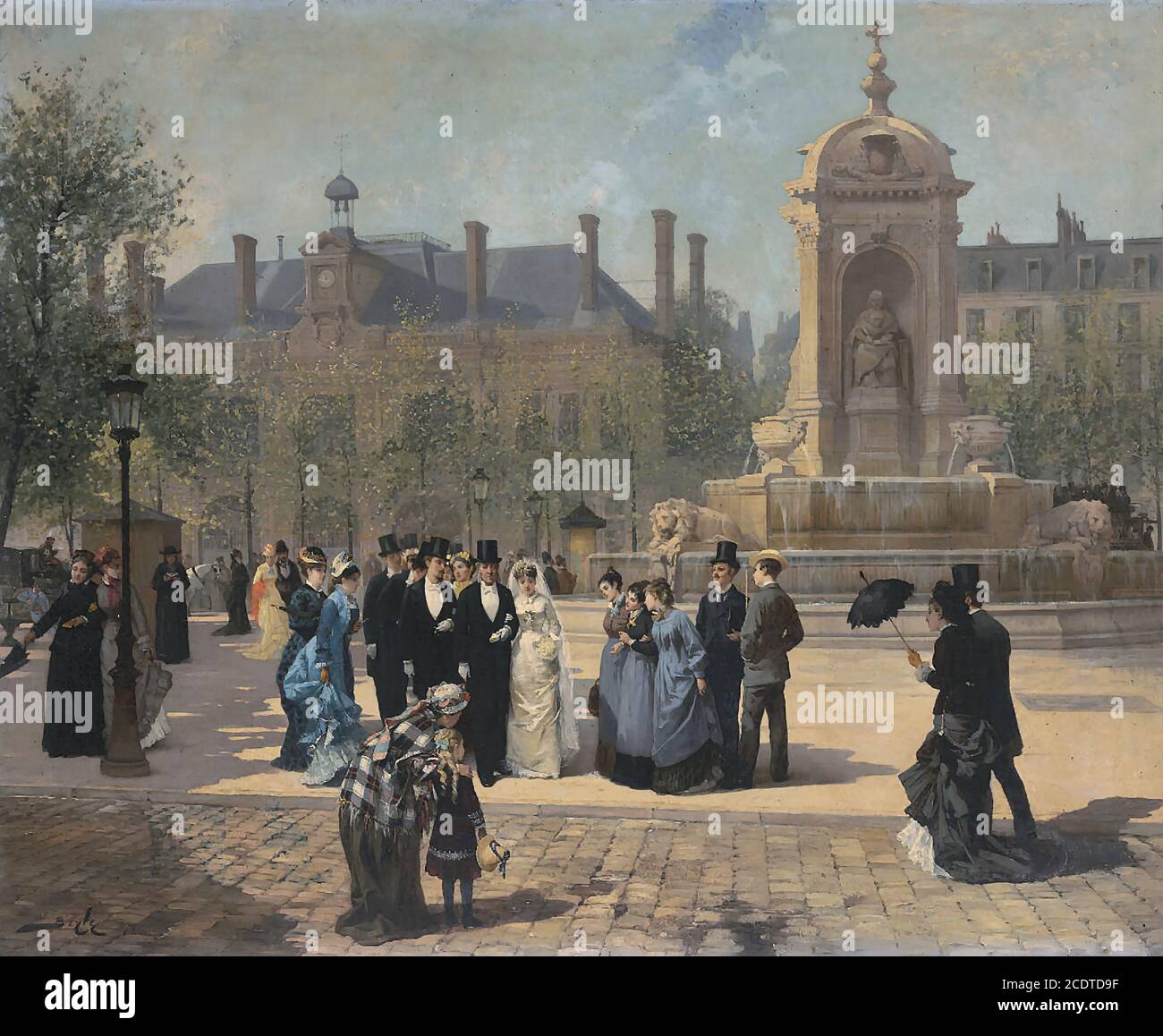 The wedding procession painting hi-res stock photography and images - Alamy