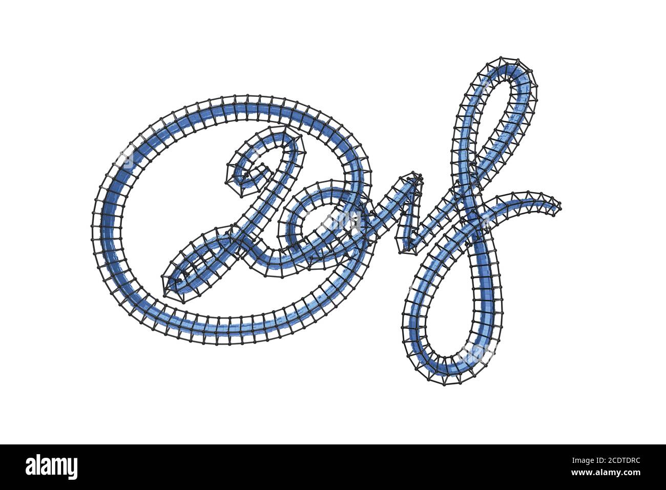 Black background blue lettering Cut Out Stock Images & Pictures - Alamy