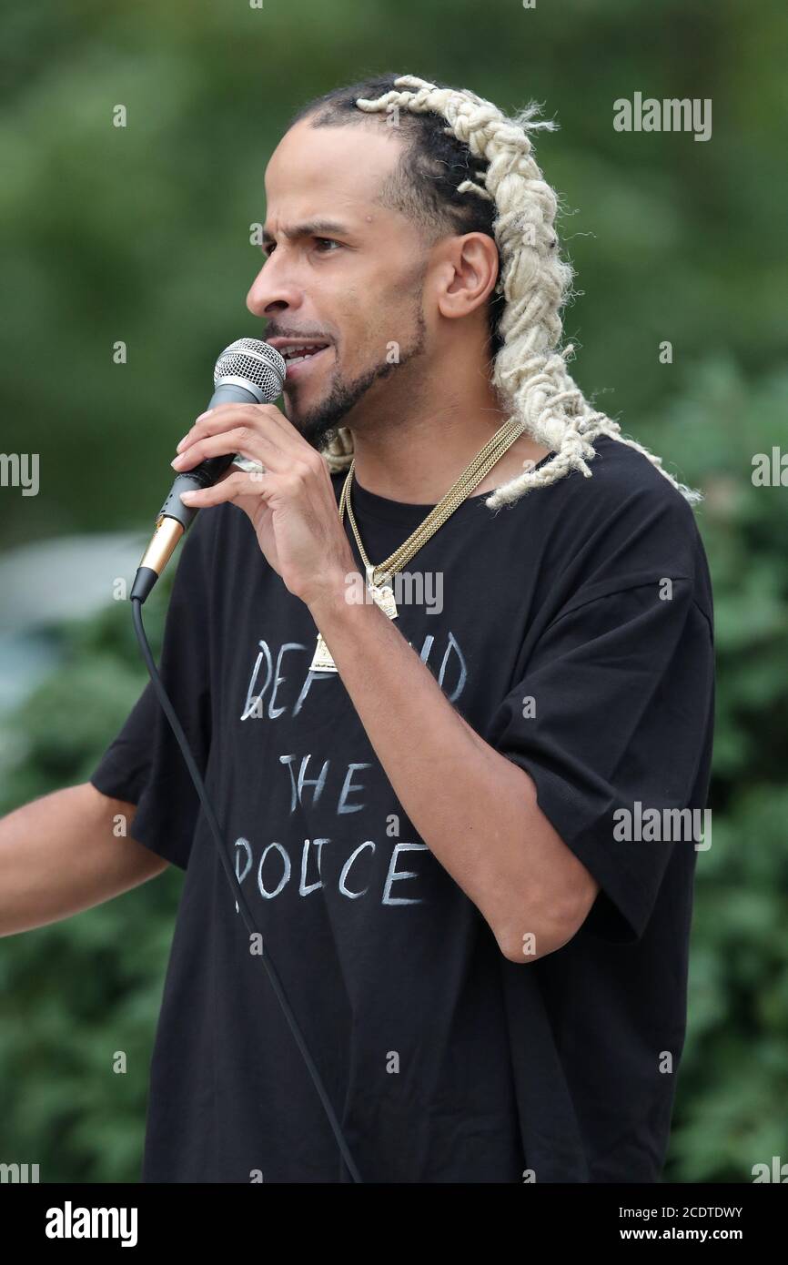 29ht of Aug 2020, London Ontario Canada. Black Lives Matter protest in ...