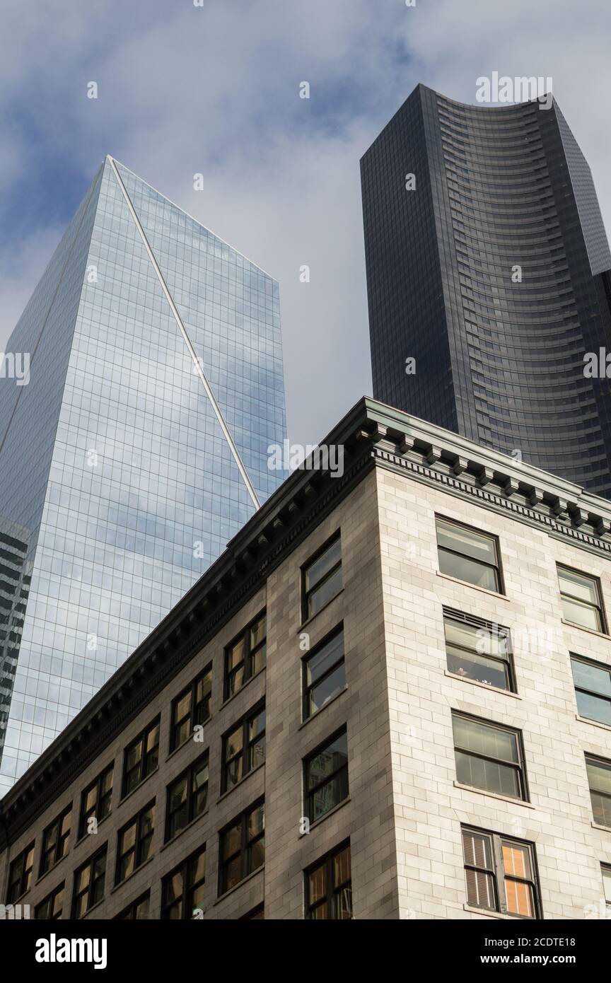 High Rises, Office Buildings in Downtown Seattle, Washington, USA Stock ...