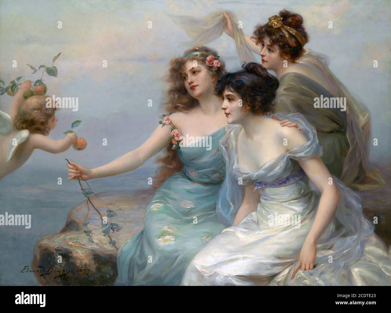 The three graces painting hi-res stock photography and images - Alamy