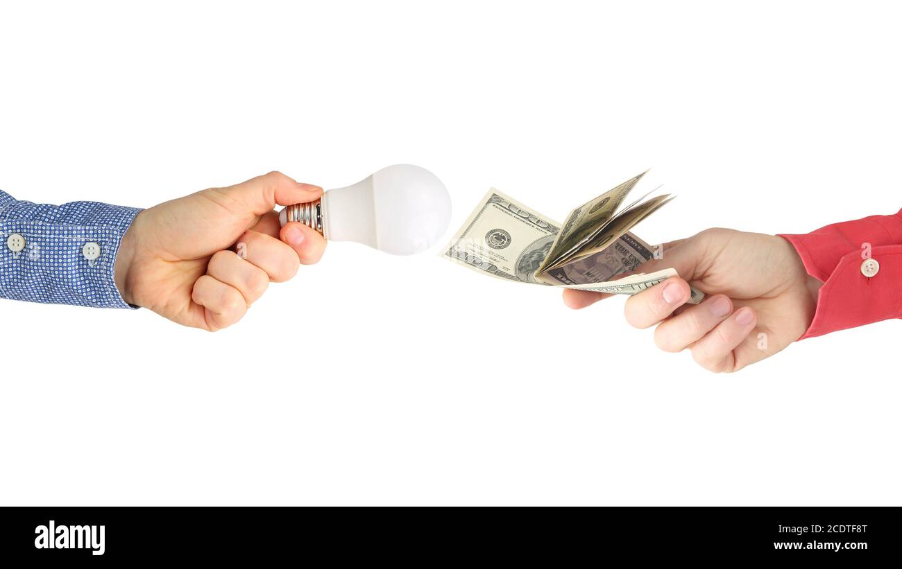 Hand holding two hundred dollar hi-res stock photography and images - Alamy