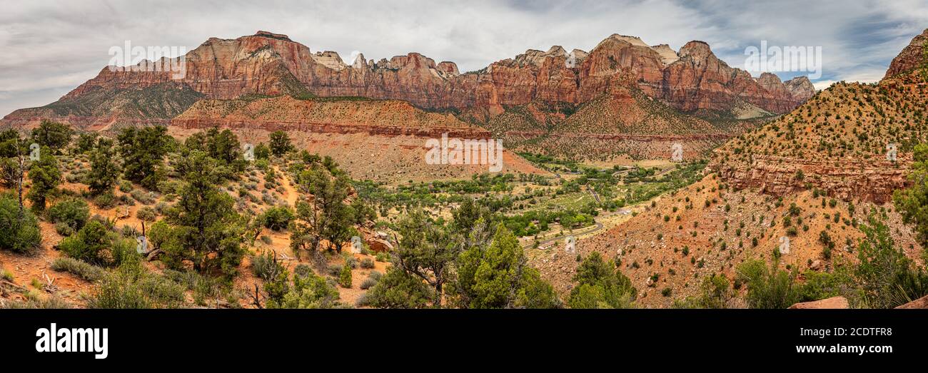 The Watchman Trail is a three mile round trip trail ending at the ...