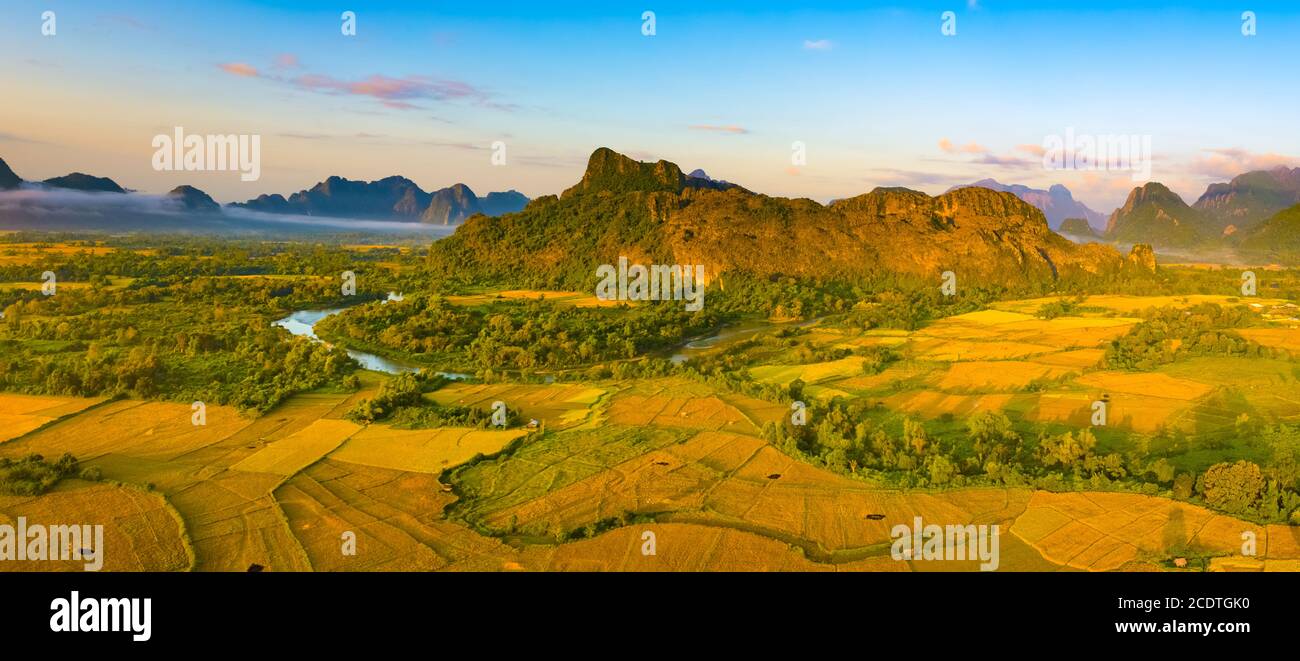 Beautiful mountain panorama from above hi-res stock photography and ...