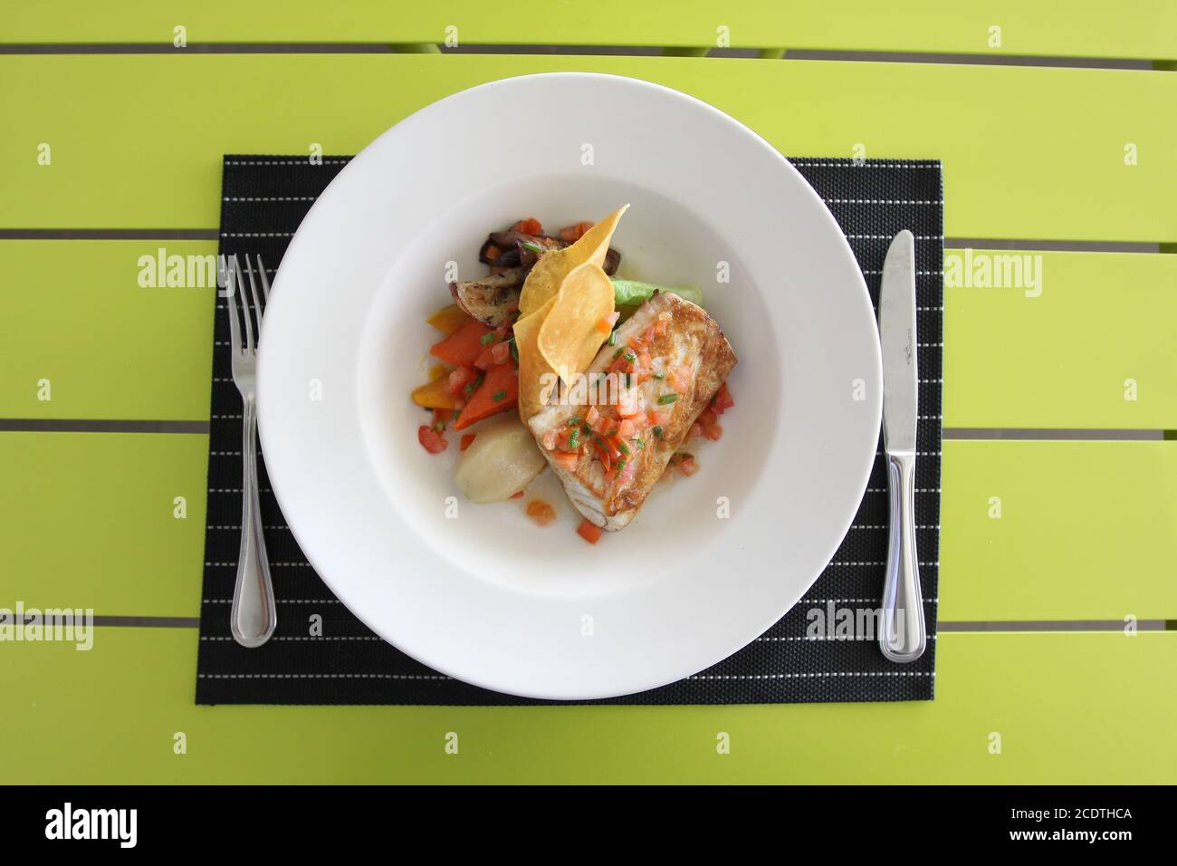 Restaurant menu. Dishes which give at restaurants. Salads, second ...