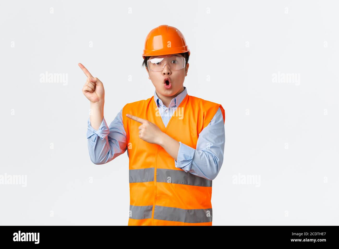 Asian man workers wearing hi-res stock photography and images - Alamy