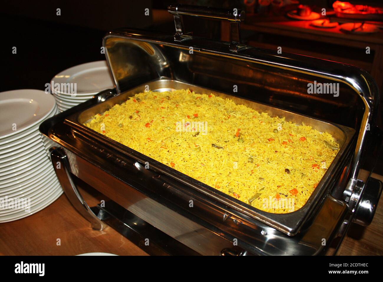 The food cooked at restaurant Stock Photo - Alamy