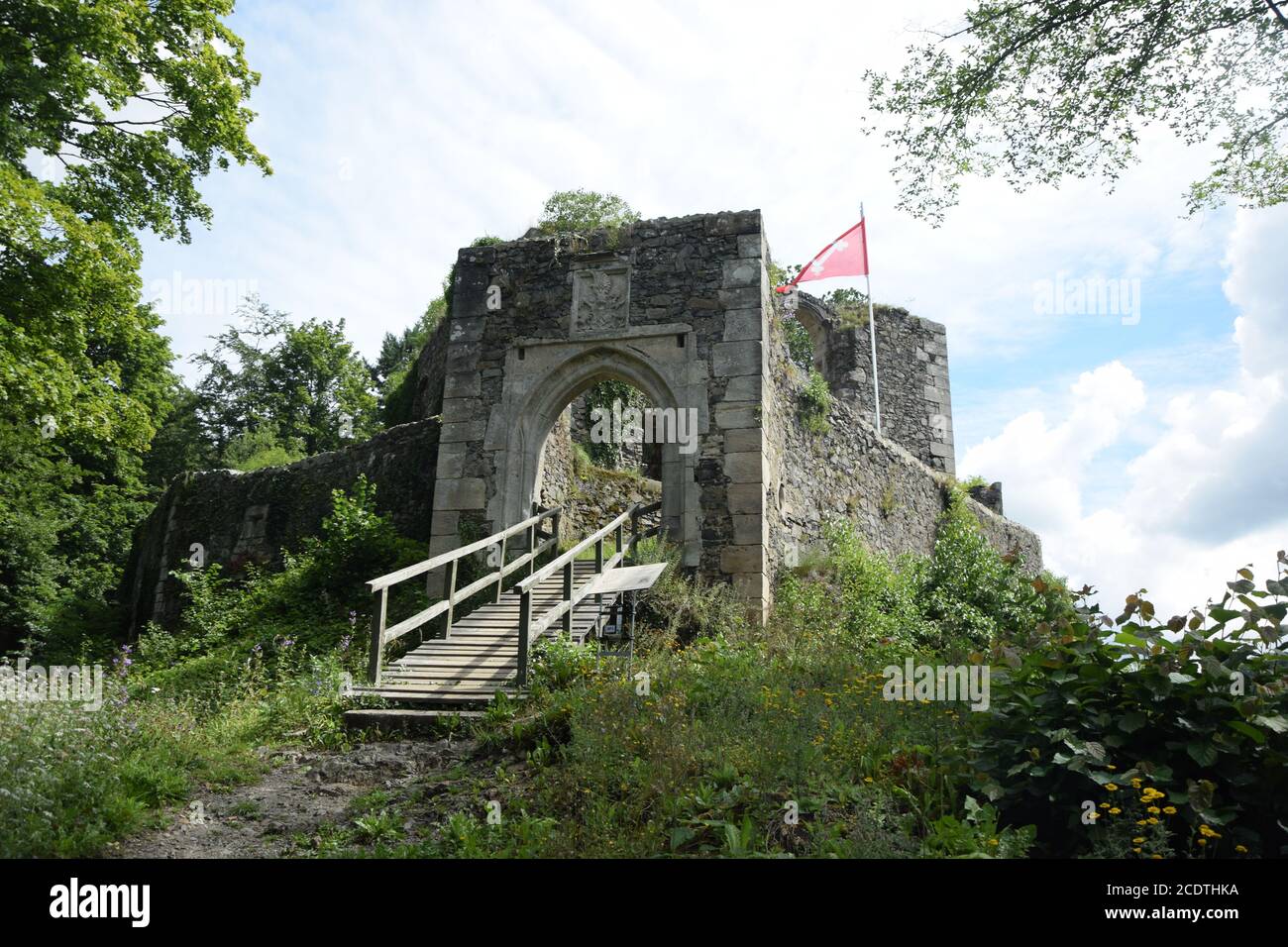 Hohenberneck castle ruin in the Fichtelgebirge Stock Photo - Alamy
