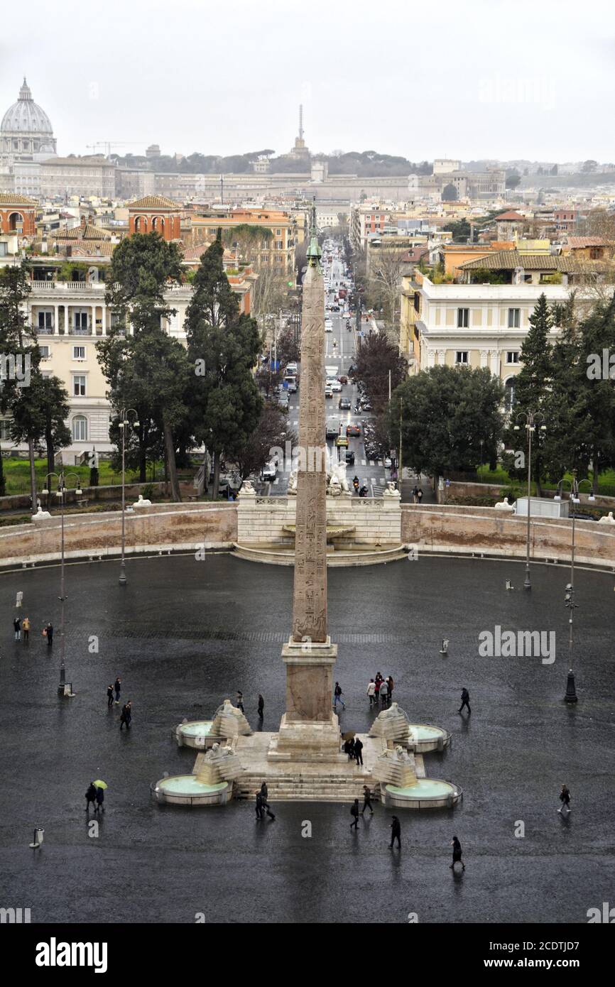 Piazza del Popolo Stock Photo - Alamy