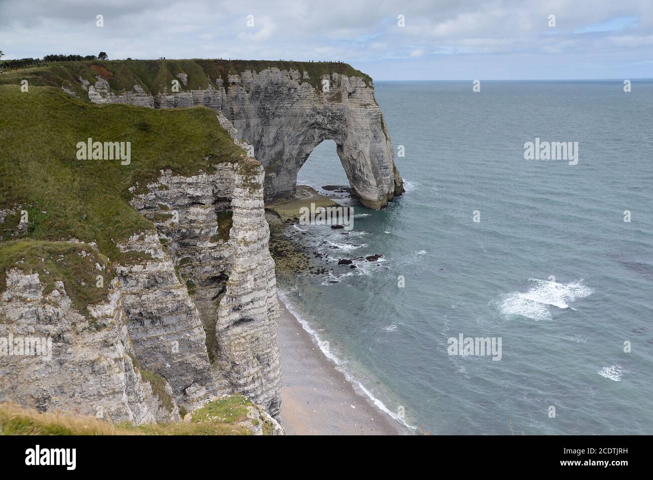 Rocky coast near Etretat, Normandy Stock Photo - Alamy