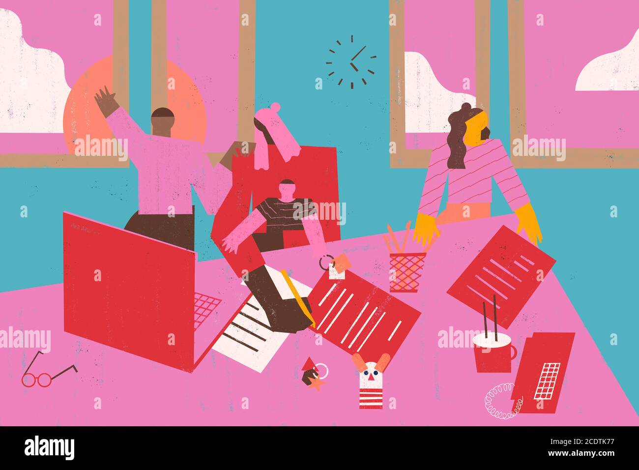 Telecommuting work issues: remote workers homelife distractions in ...