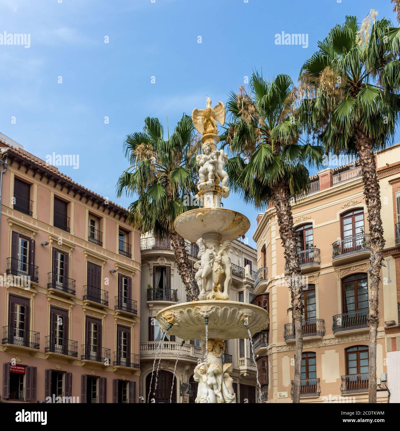 Malaga fountain hi-res stock photography and images - Alamy