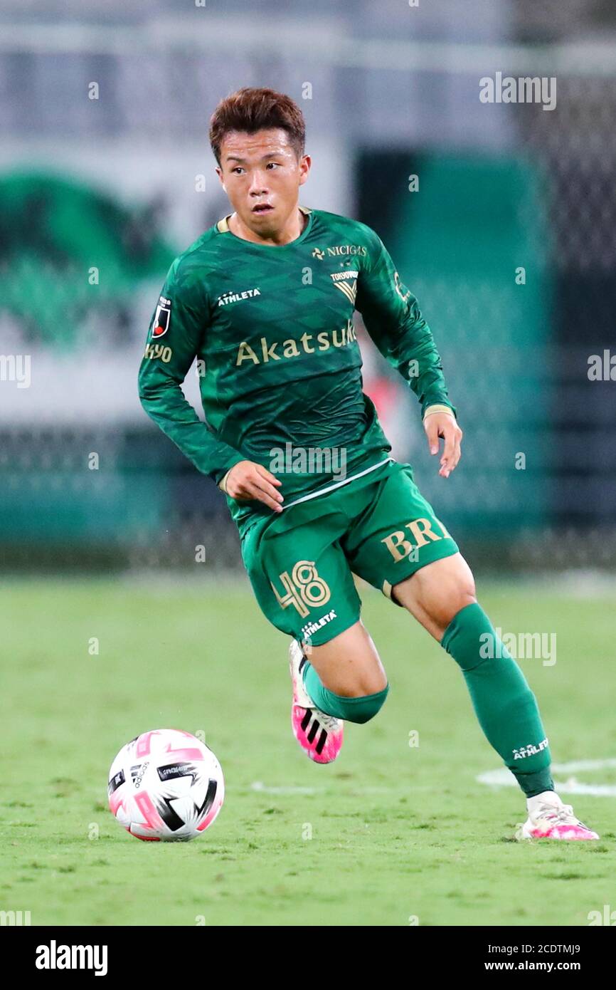 Tokyo, Japan. 29th Aug, 2020. Ryoya Yamashita (Verdy) Football/Soccer : 2020 J2 League match ...